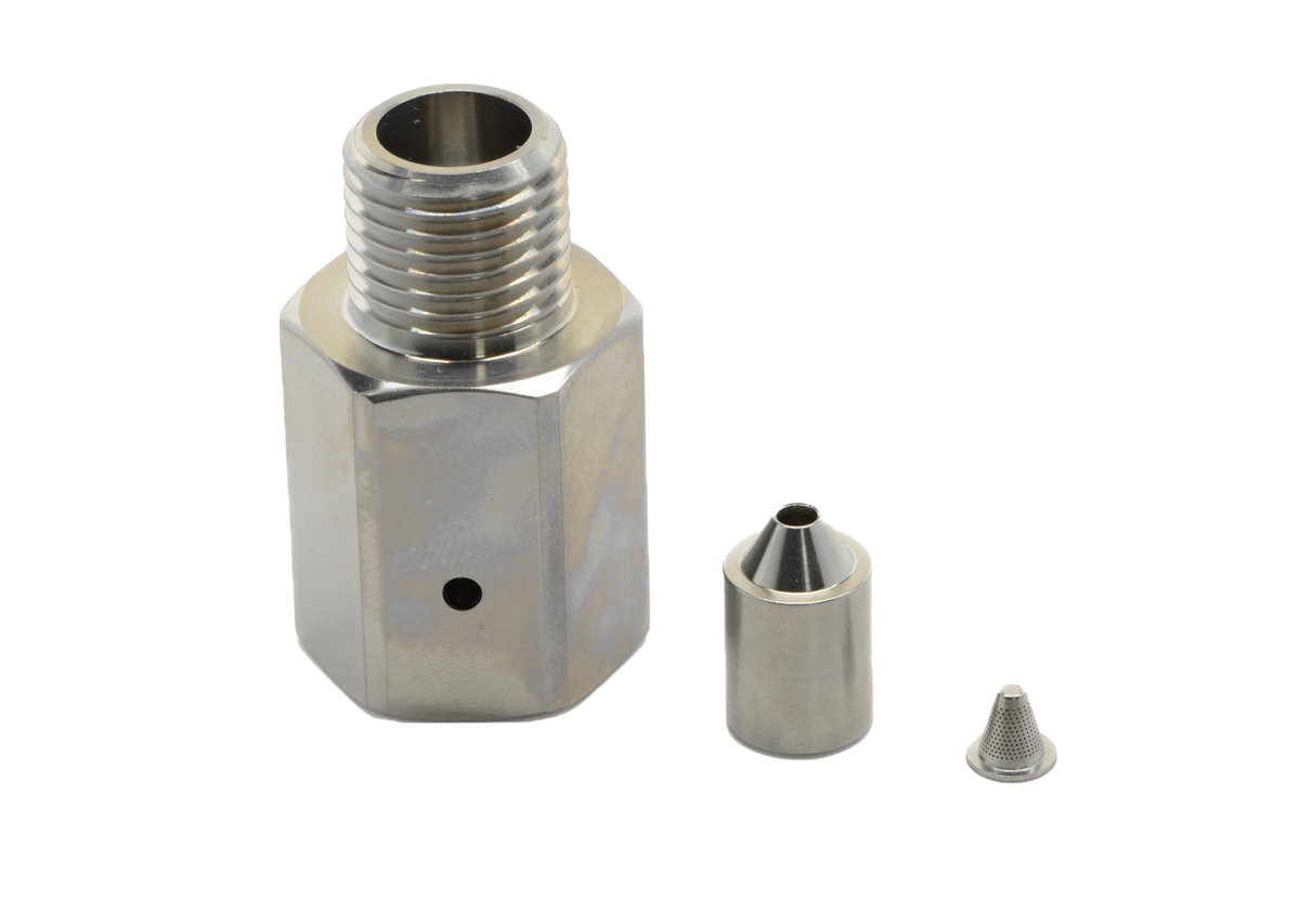 Thimble Filter Assembly, 1/4F - 1/4M, HWS#16054 — Hennco Waterjet Supply